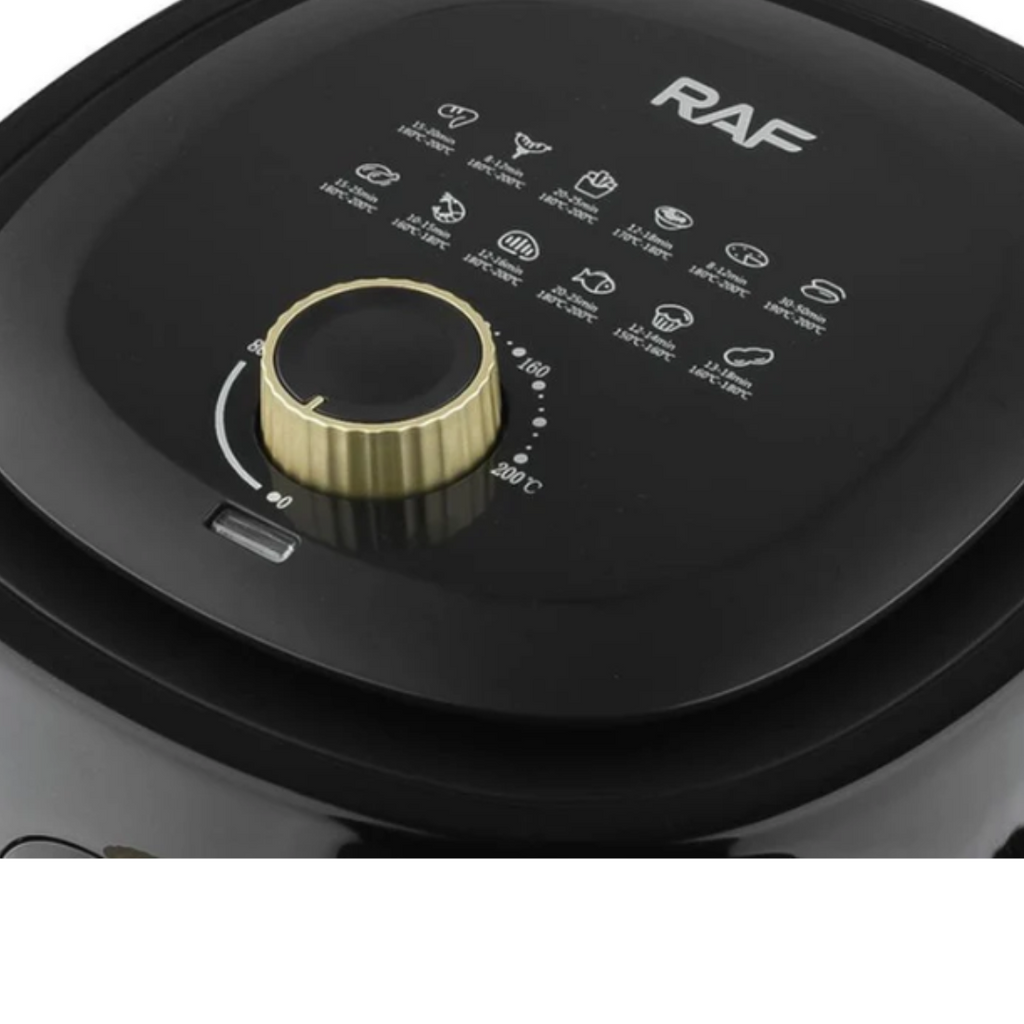Friteuza cu Aer Cald RAF 6L, 2400W, Cuptor Multifunctional pentru ...